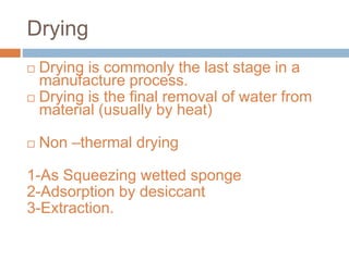 Crystallization and drying | PPTX