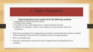 crystallization Final PPT . What is crystallization, Mechanism factors ...