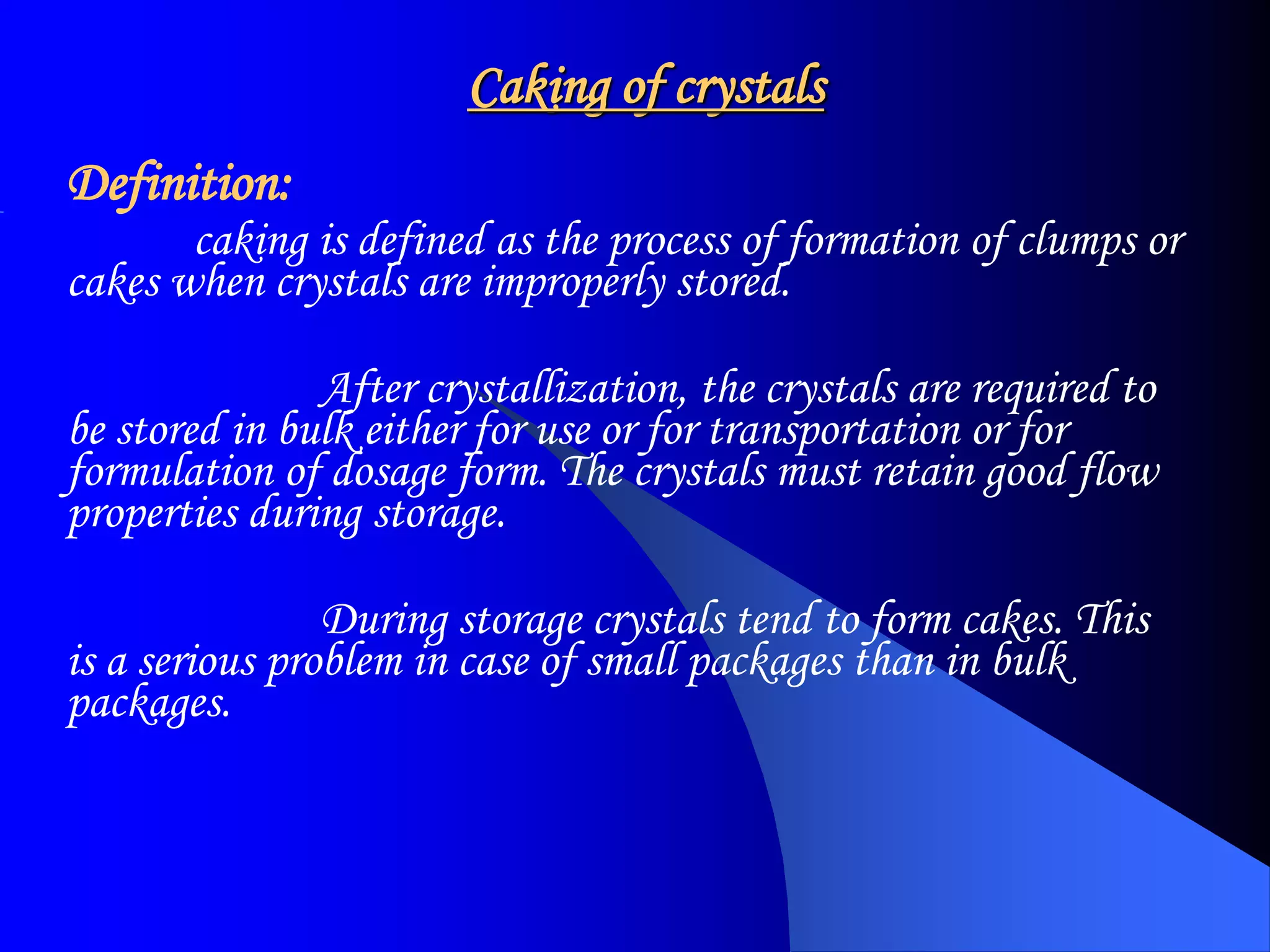 Crystallization in pharmaceutical industry | PPT
