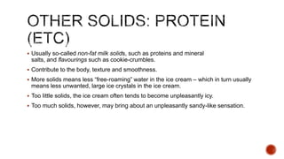 Crystallization of Ice in Frozen Desserts | PPTX