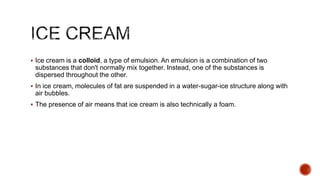 Crystallization of Ice in Frozen Desserts | PPT