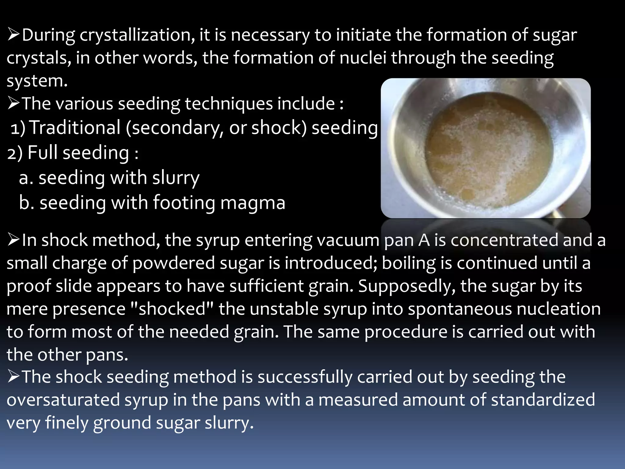 Crystallization of sugar | PPTX