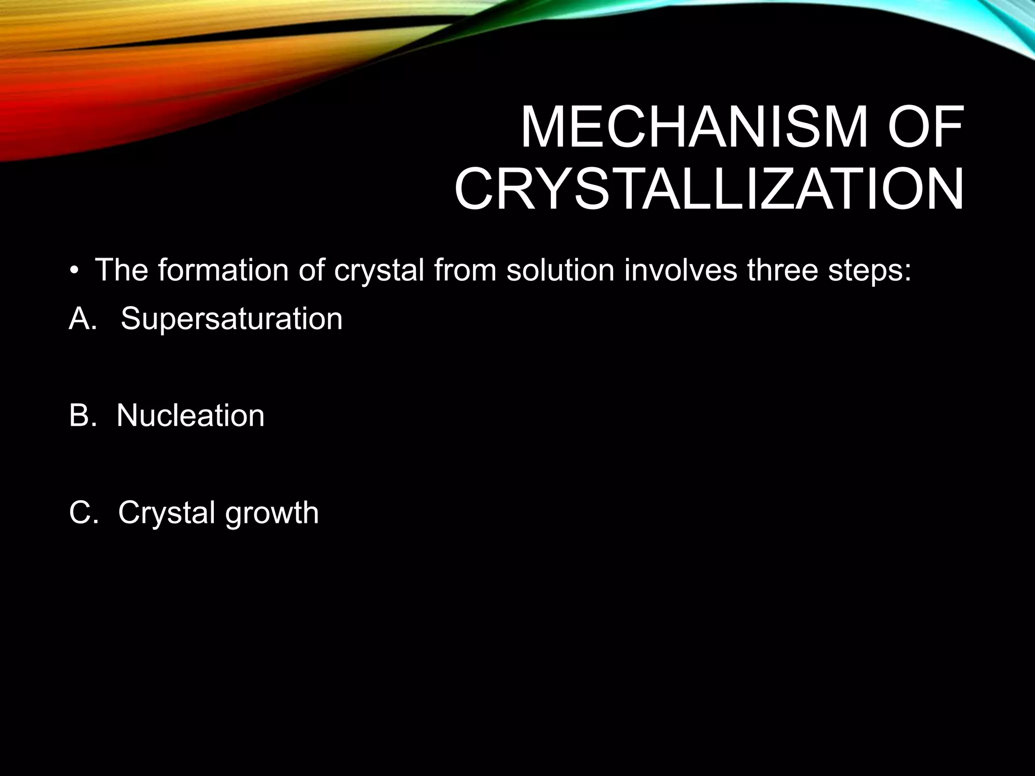Crystalli zation ppt | PPTX