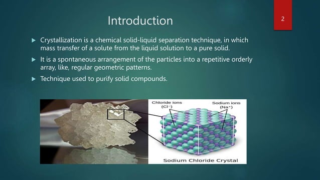 Crystallization (process chem).pptx | Chemistry | Science