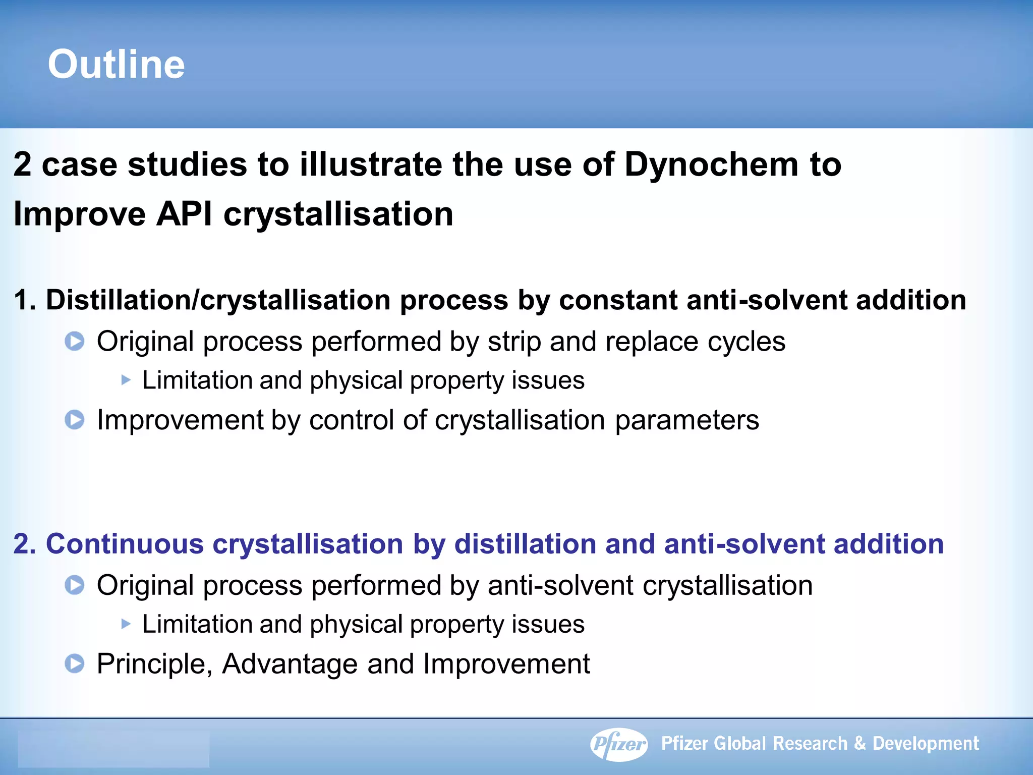 Crystallization process improvement driven by dynochem process modeling ...