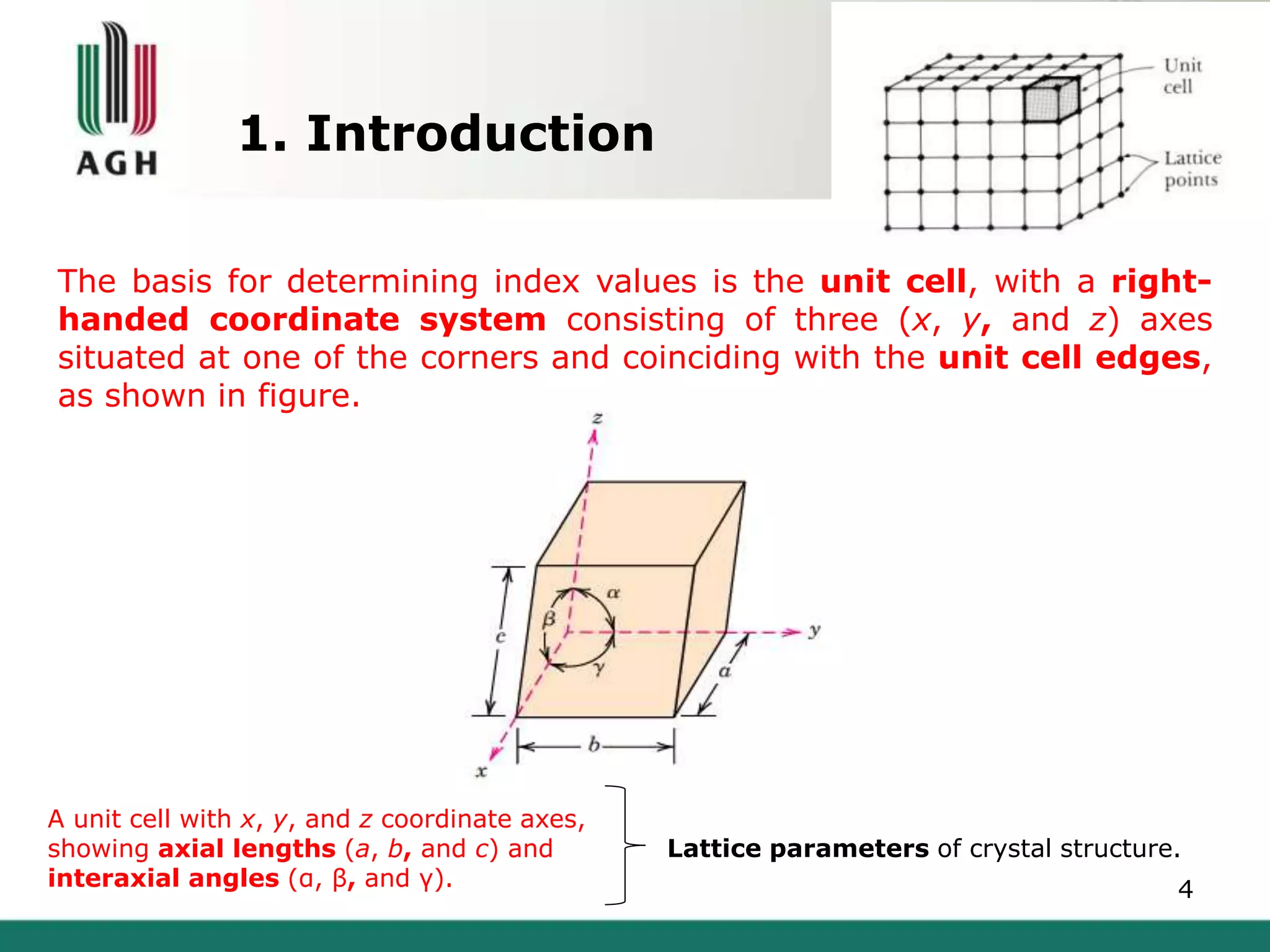 Crystallographic planes and directions | PPTX