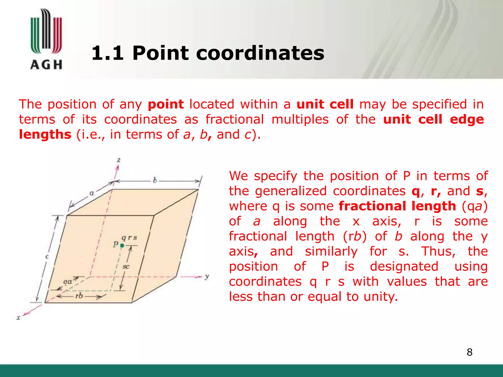 Crystallographic planes and directions | PPTX