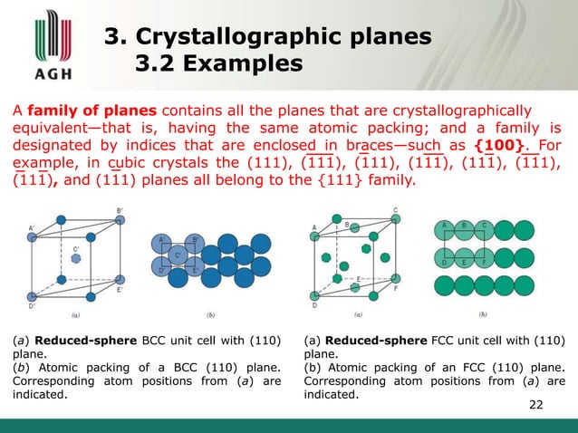 Crystallographic planes and directions | PPTX