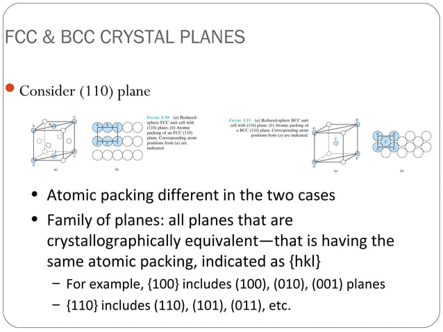 Crystallographic points, directions & planes | PPT | Chemistry | Science