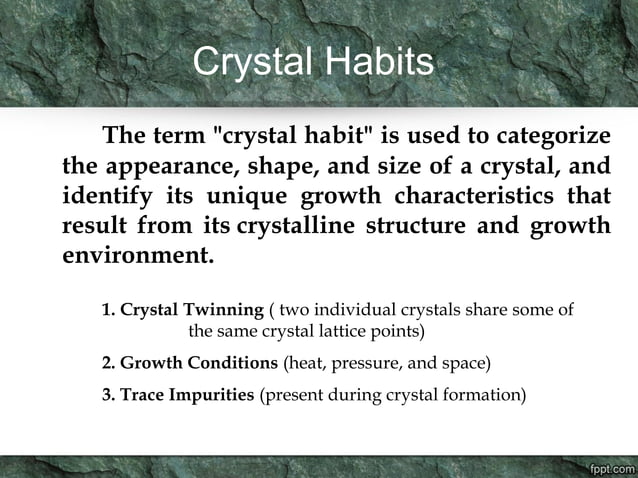 Introduction to Crystallography | PPT