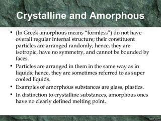 Introduction to Crystallography | PPT