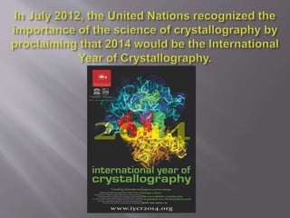 Crystallography | PPTX | Chemistry | Science