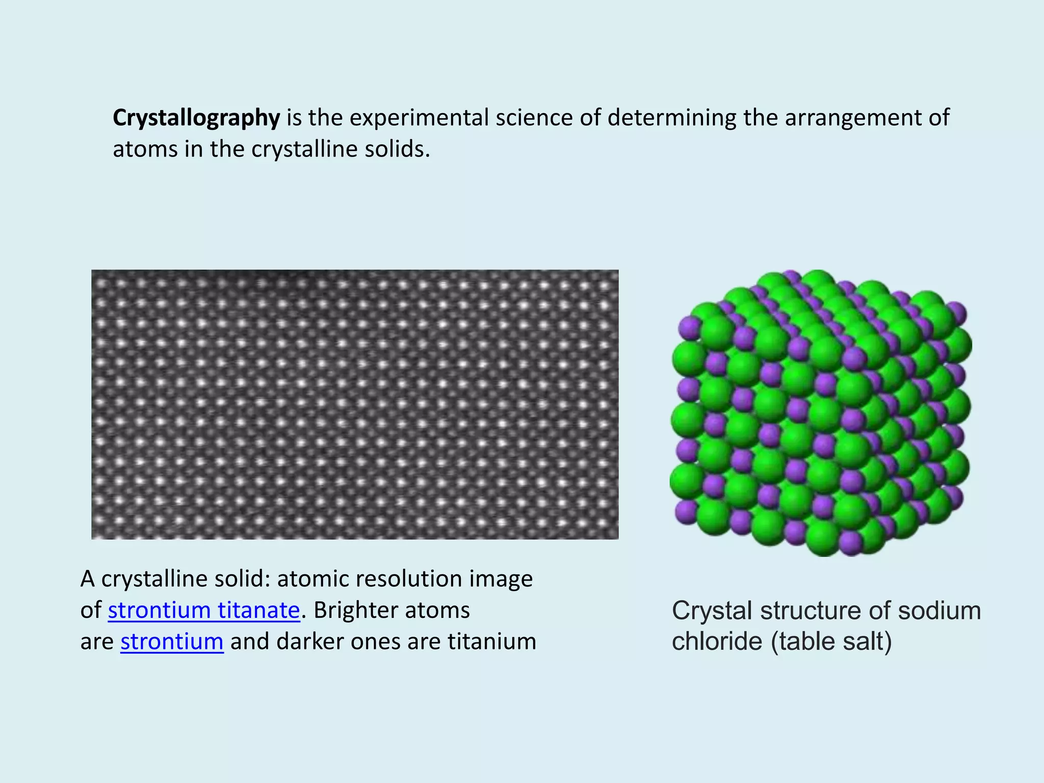 Introduction to Crystallography | PPTX