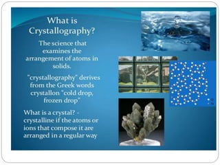 Crystallography | PPT