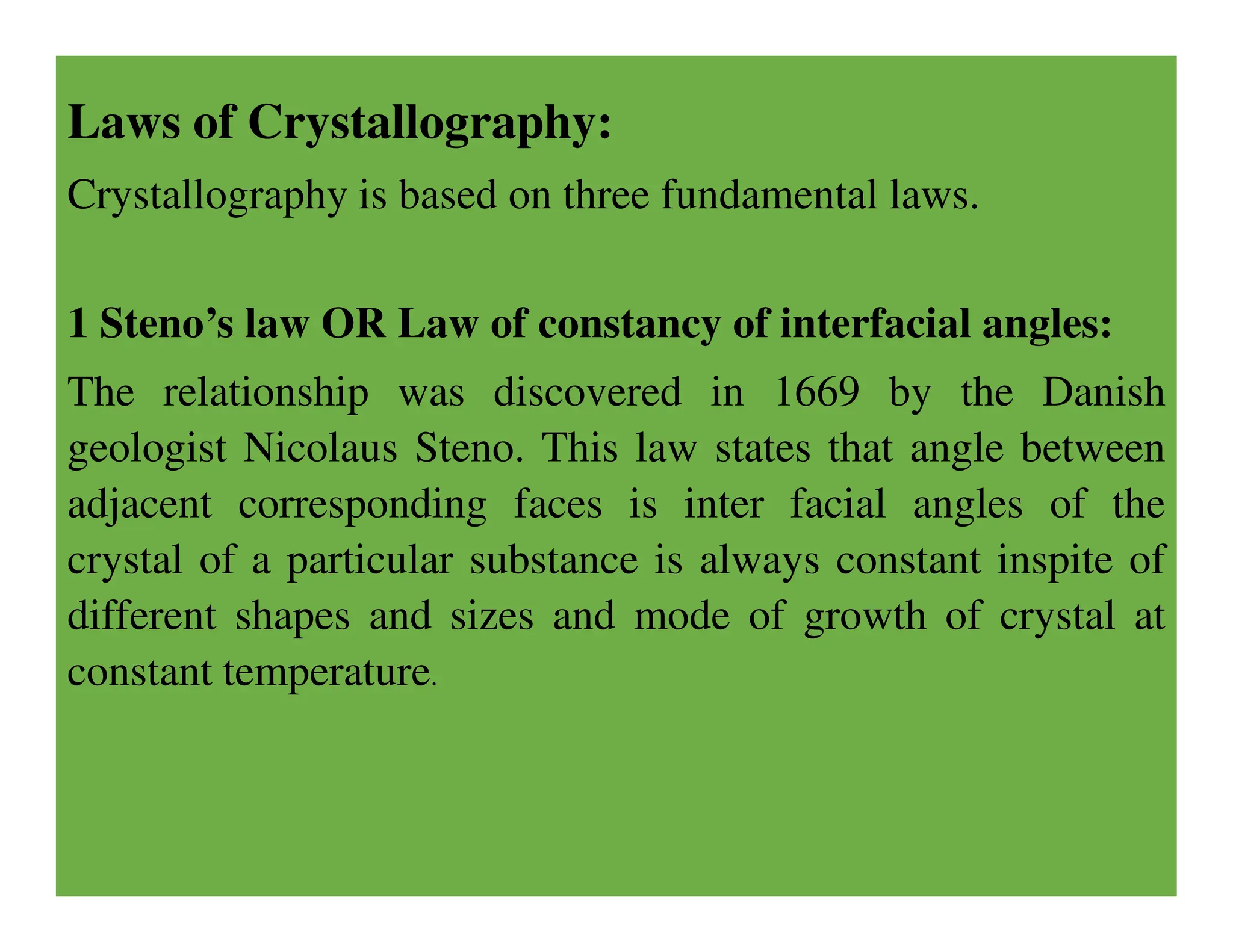 Basics of crystallography, crystal systems, classes and different forms ...