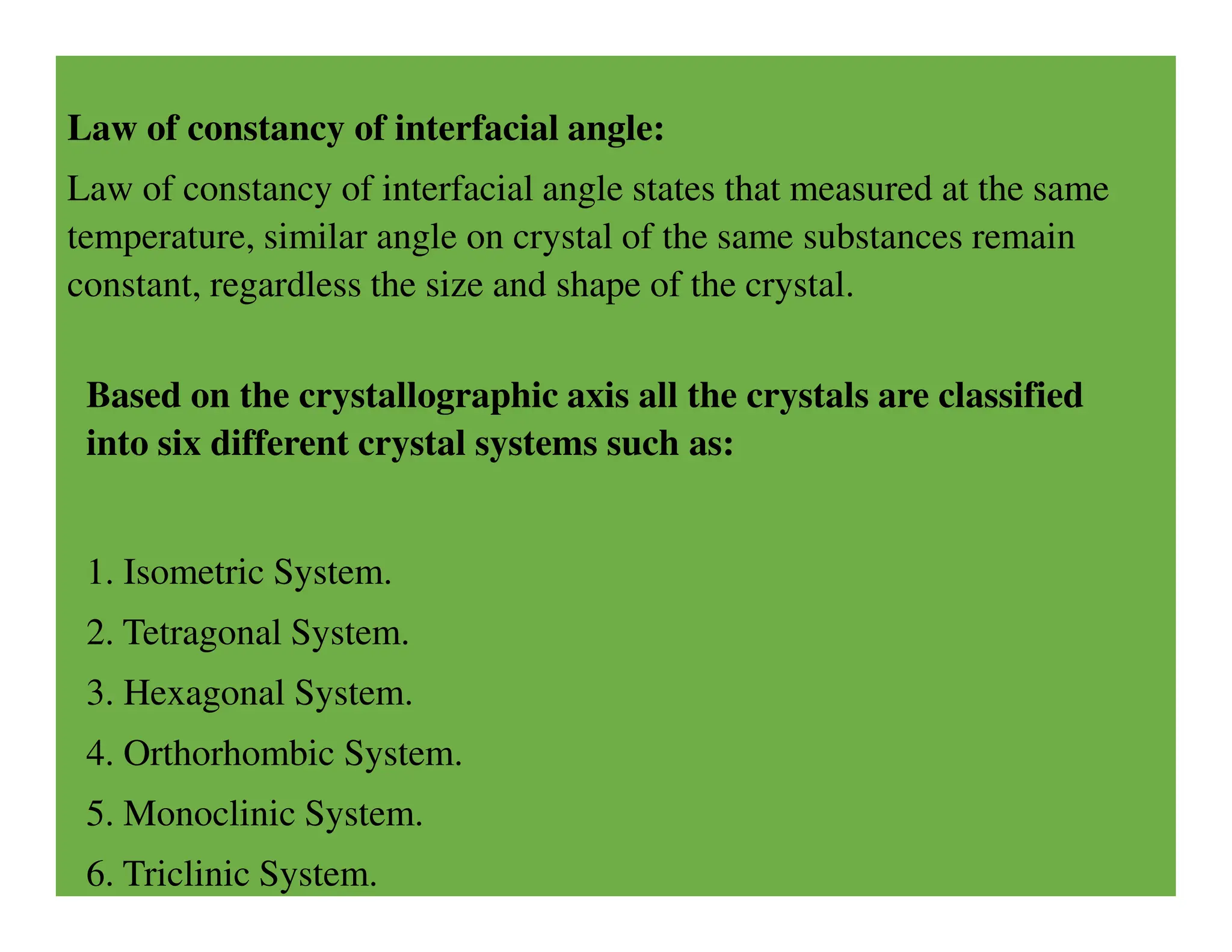 Basics of crystallography, crystal systems, classes and different forms ...