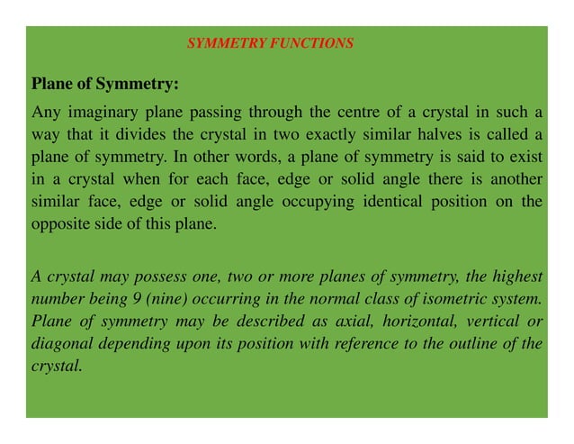 Basics of crystallography, crystal systems, classes and different forms ...