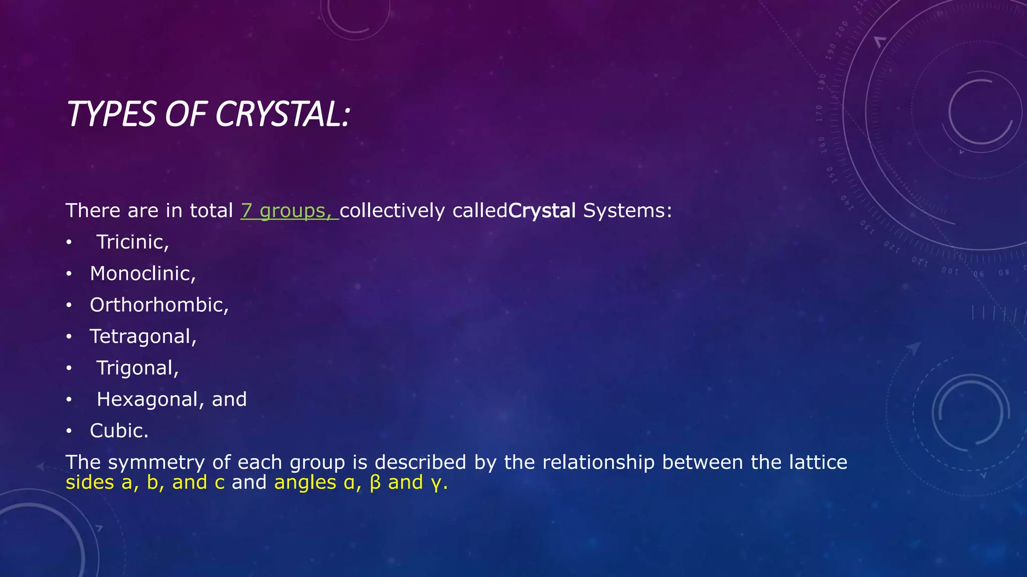 Crystallography amirtham | PPTX | Chemistry | Science