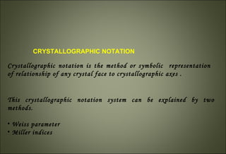 Crystallography | PPT