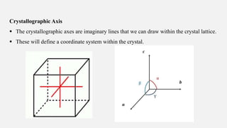 Introduction to Crystallography | PPTX