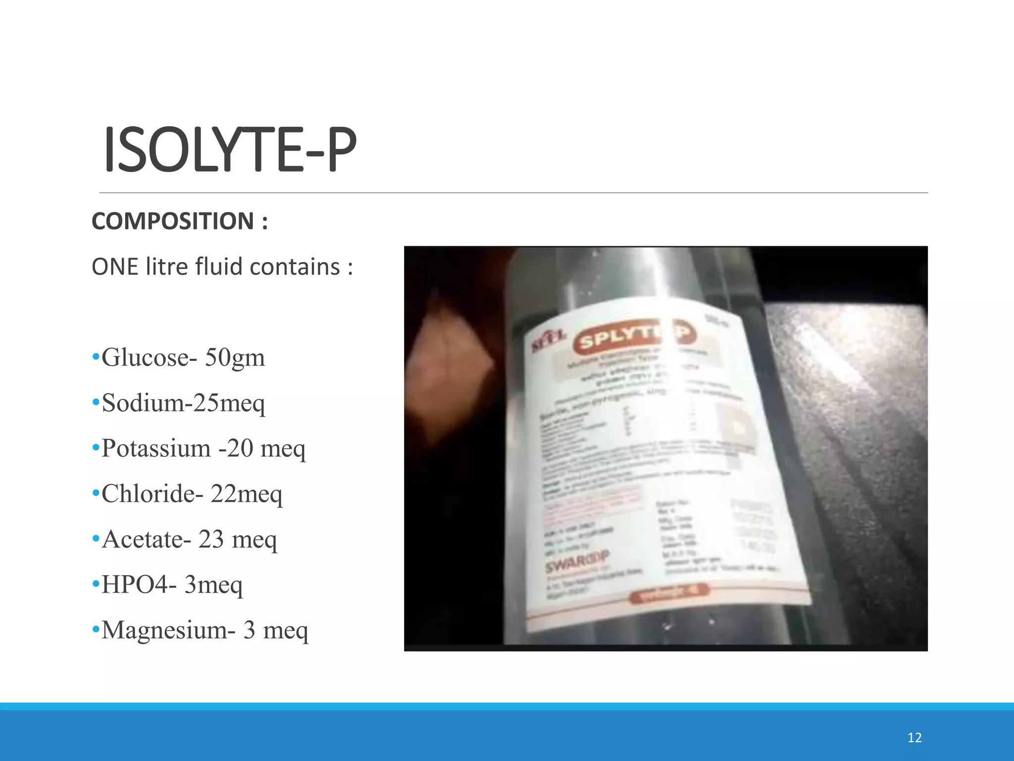 isolyte and preperations | PPTX