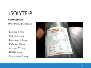 isolyte and preperations | PPTX