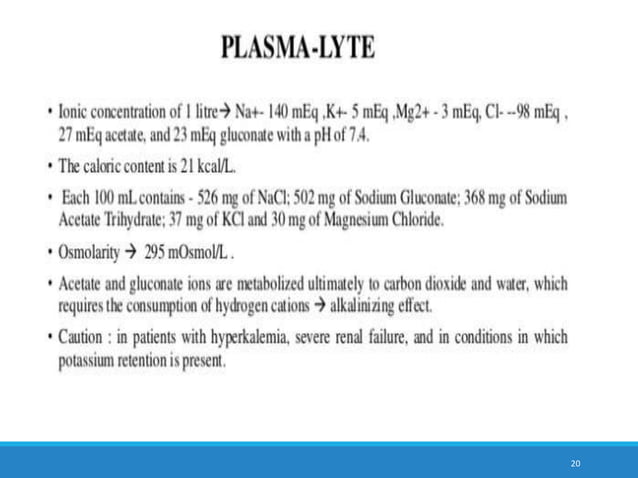 isolyte and preperations | PPTX