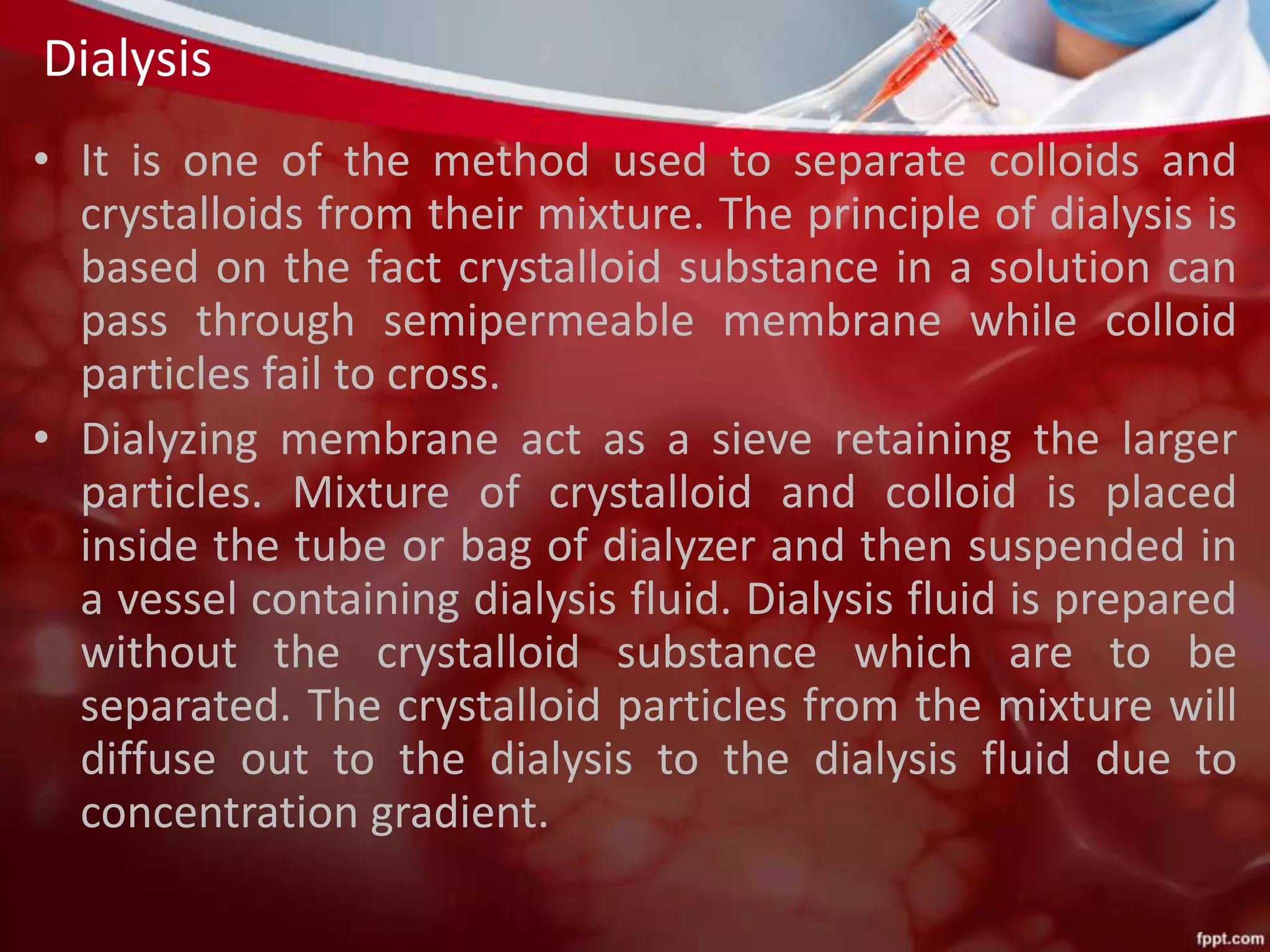 Crystalloids & colloids | PPTX