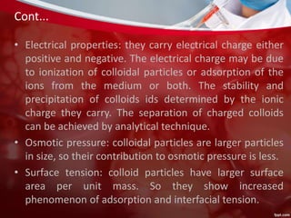 Crystalloids & colloids | PPTX