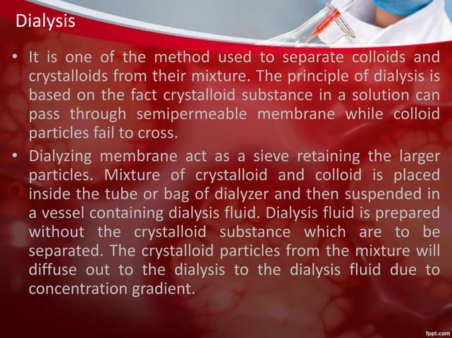 Crystalloids & colloids | PPTX