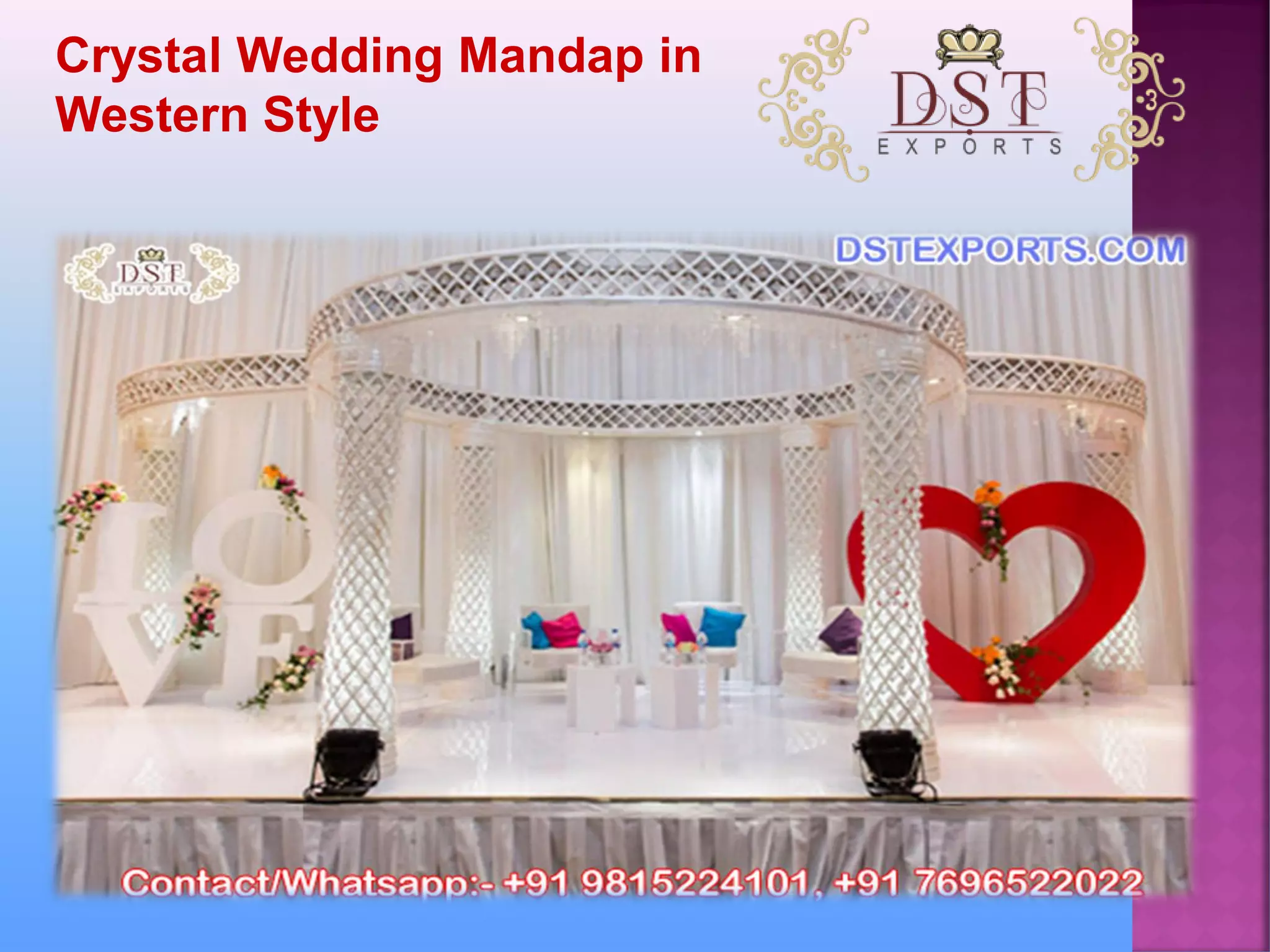 Crystal mandap decoration | PDF | Wedding | Personal Celebrations ...