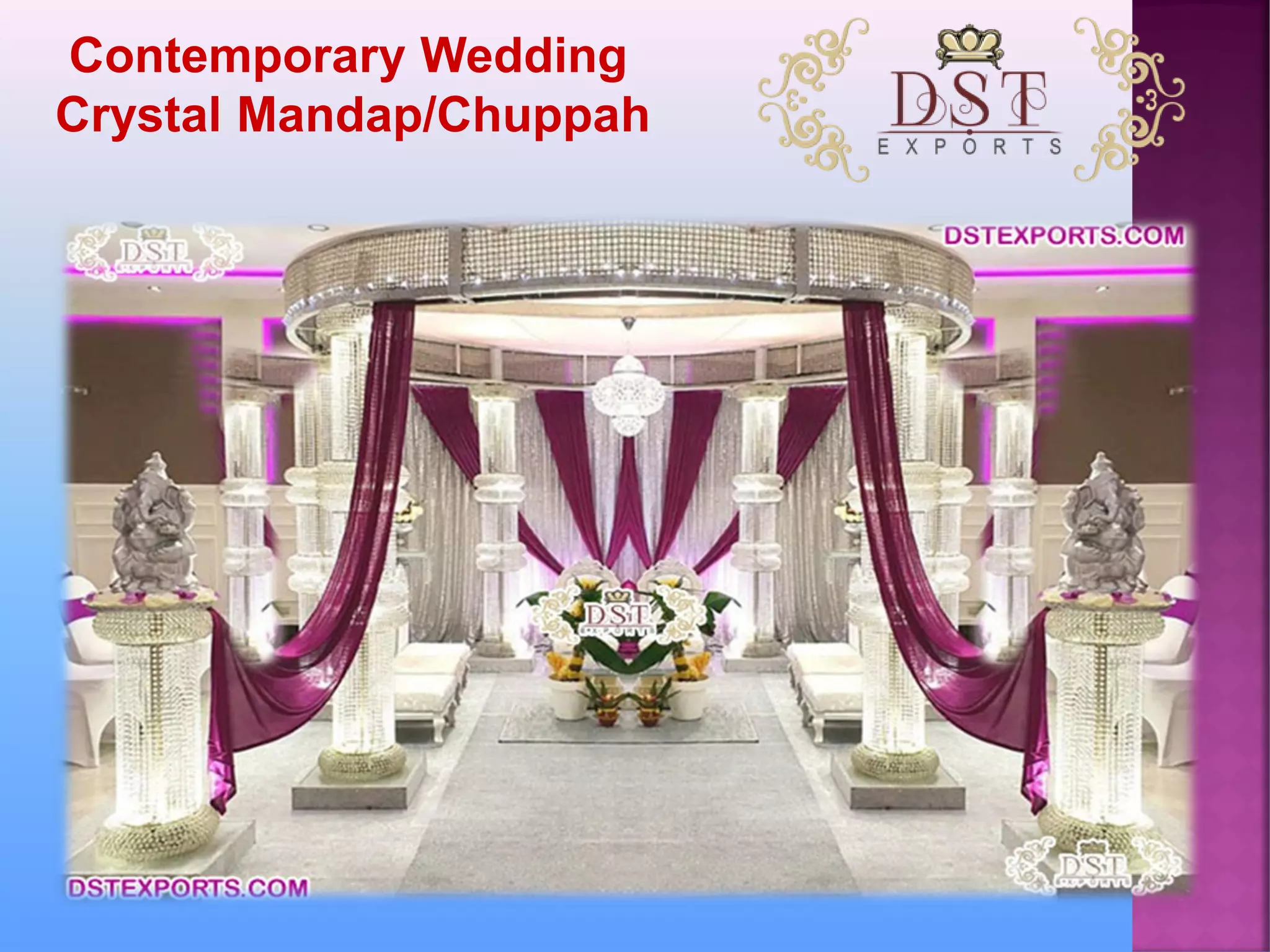 Crystal mandap decoration | PDF | Wedding | Personal Celebrations ...