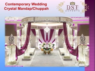 Crystal mandap decoration | PDF | Wedding | Personal Celebrations ...