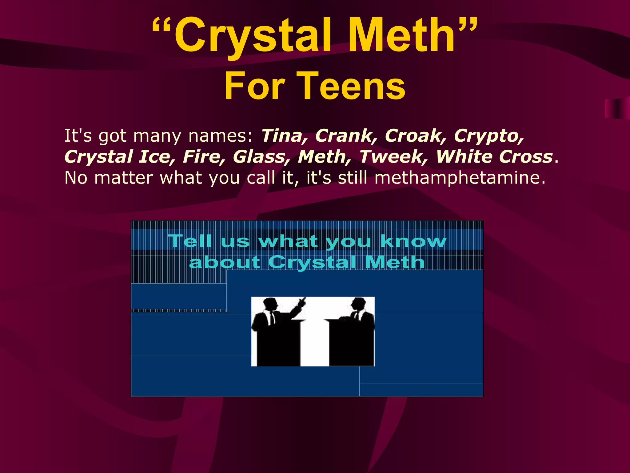 "Crystal Meth" For Teens | PPT