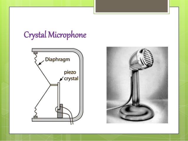 Crystal microphone