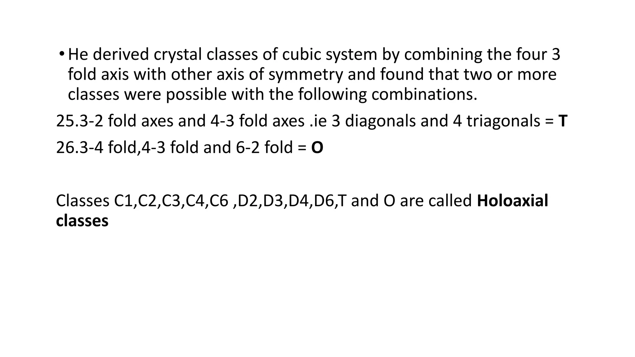Crystal notation - HM symbol and Schoenflies notation | PDF