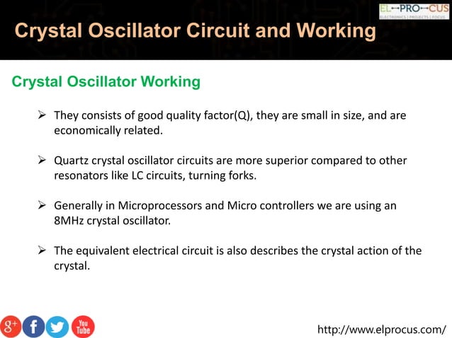 Overview of Crystal Oscillator Circuit Working and Its Application ...