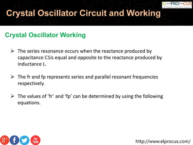 Overview of Crystal Oscillator Circuit Working and Its Application ...