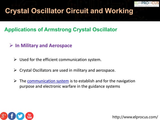 Overview of Crystal Oscillator Circuit Working and Its Application ...