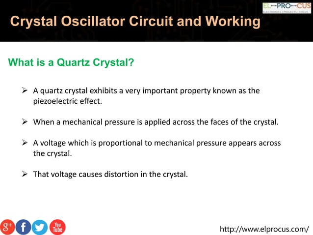 Overview of Crystal Oscillator Circuit Working and Its Application ...