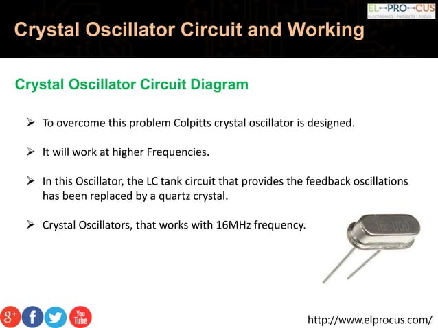 Overview of Crystal Oscillator Circuit Working and Its Application | PPTX | Science
