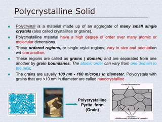Crystal physics | PPTX