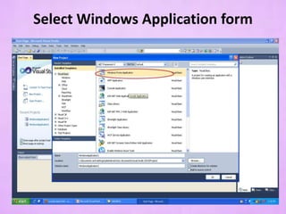 Crystal report generation in visual studio 2010 | PPT