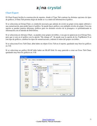 Crystal reports manual avanzado | PDF