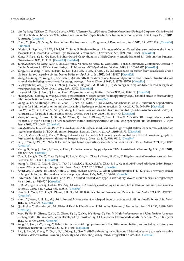 Recent developments of Carbon based anode materials | PDF