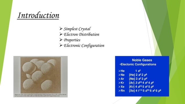 Crystals of inert gases | PPTX | Chemistry | Science