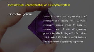 Crystal stmmetry | PPTX
