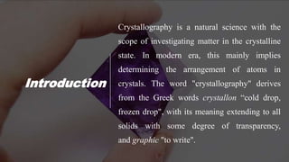 Crystal stmmetry | PPTX