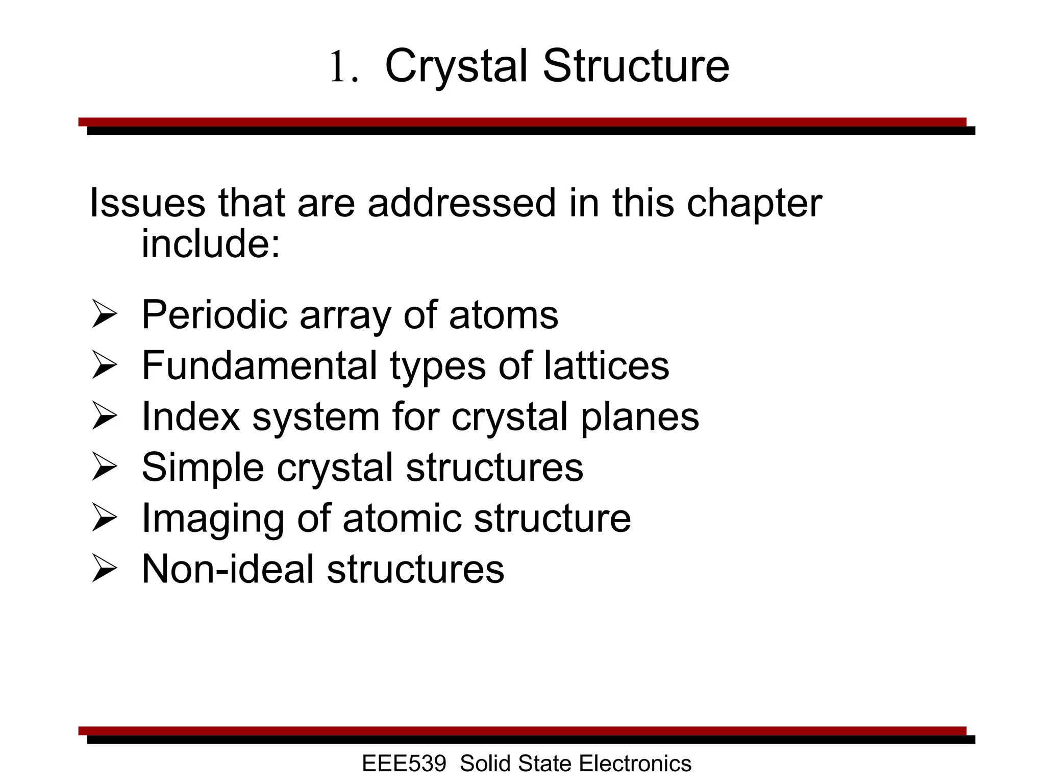 Crystal structure | PPT
