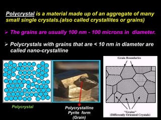 Crystal structure | PPTX